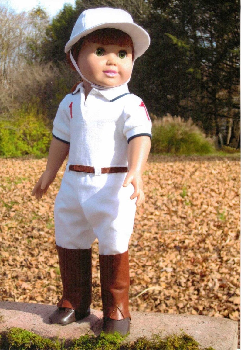Polo Attire Equestrian Sewing Pattern for 18 Inch Doll - Etsy