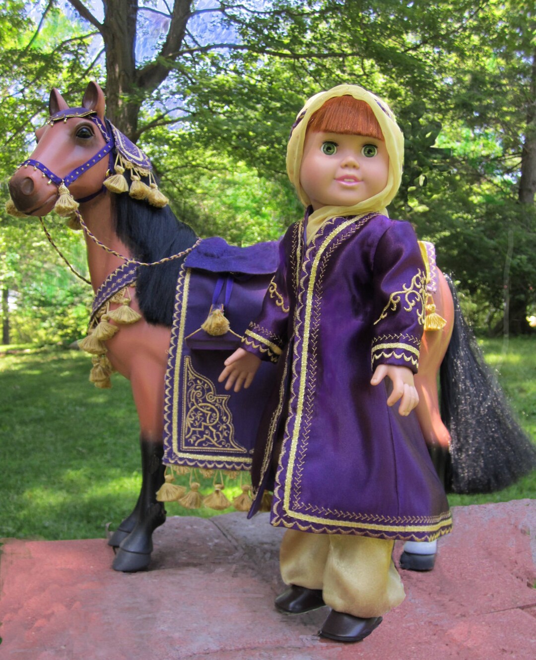 Arabian Costume Equestrian Sewing Pattern for 18 Inch Dolls - Etsy