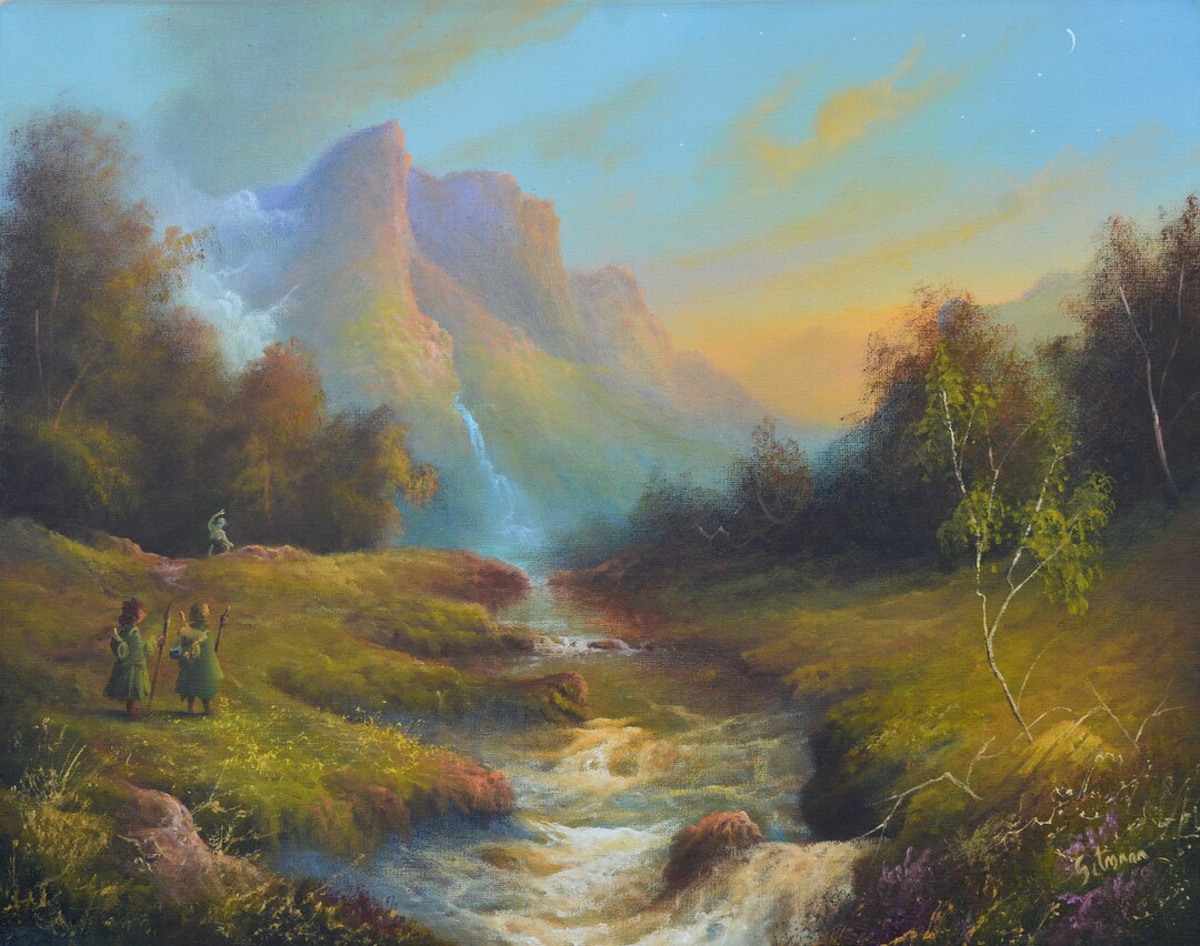 The Secret Path. Original Oil Painting on Stretched Canvas Size 20 X ...