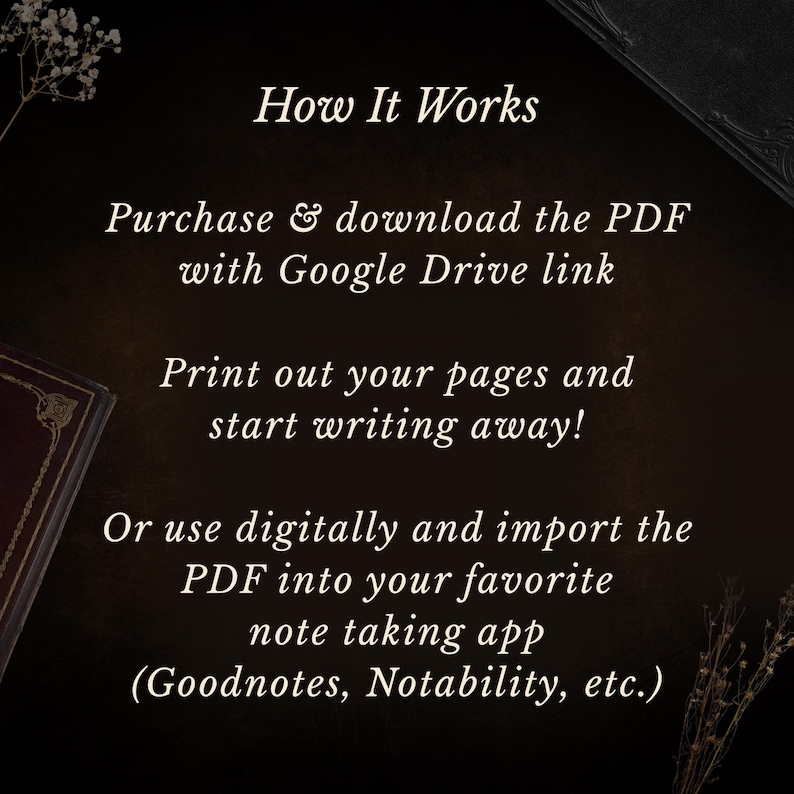 Vintage Paper Pack | Digital & Printable, 26 Antique Pages, Goodnotes ...