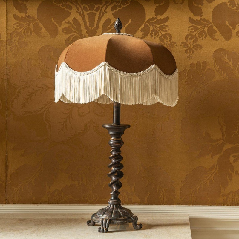 Fringed Lampshade - Etsy UK