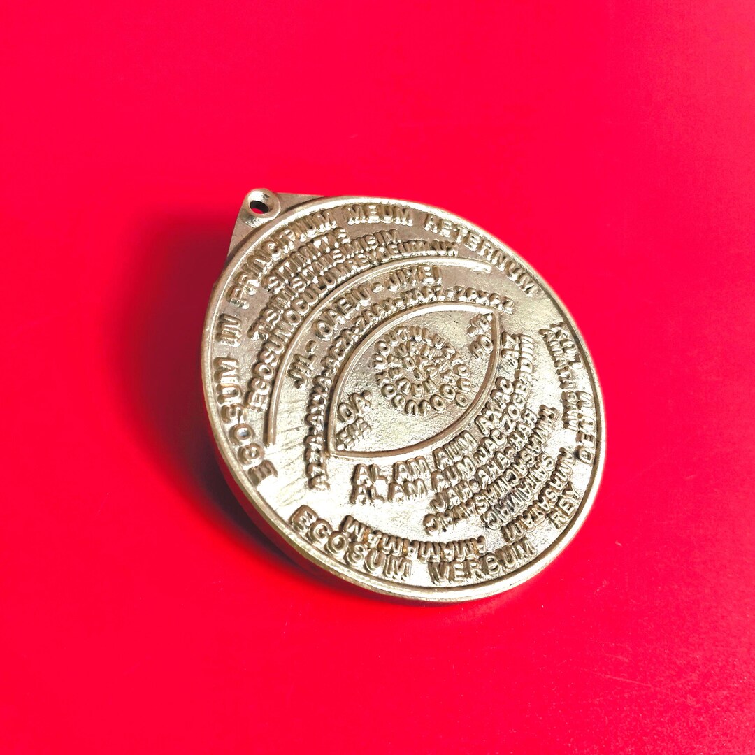 Filipino Krus Mata Amulet • Cross and Eye Protection Medal • Spiritual ...