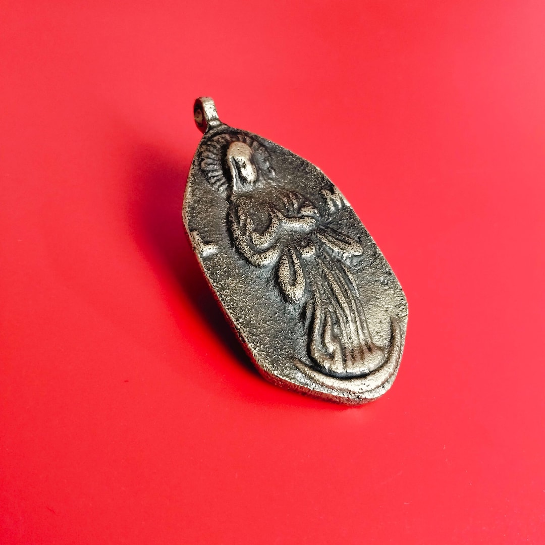 Filipino Animasola Medal: Handmade Spiritual Charm for Protection - Etsy