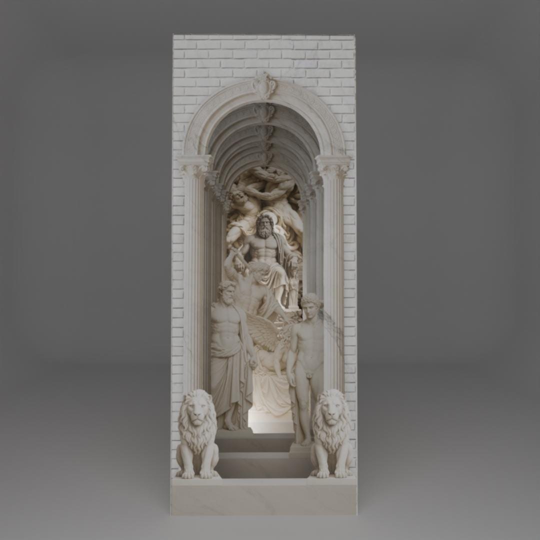 DIY Greek Temple Book Nook Printable | Folds Flat for Mailing - Etsy