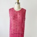 1920s Raspberry Silk Chiffon Beaded Flapper Dress - Etsy