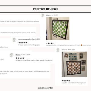 Magnetic Fridge Chess Set: Educational Family Fun - Etsy
