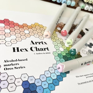 Arrtx Hex Chart - Etsy