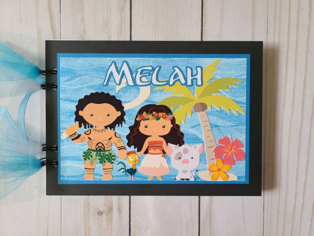 Personalized Disney Autograph Book Inspired by Moana - Etsy