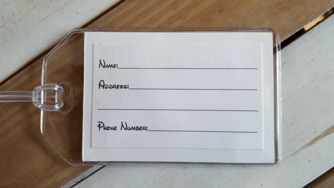 Personalized Disney Luggage Tag Inspired by BB8 - Etsy