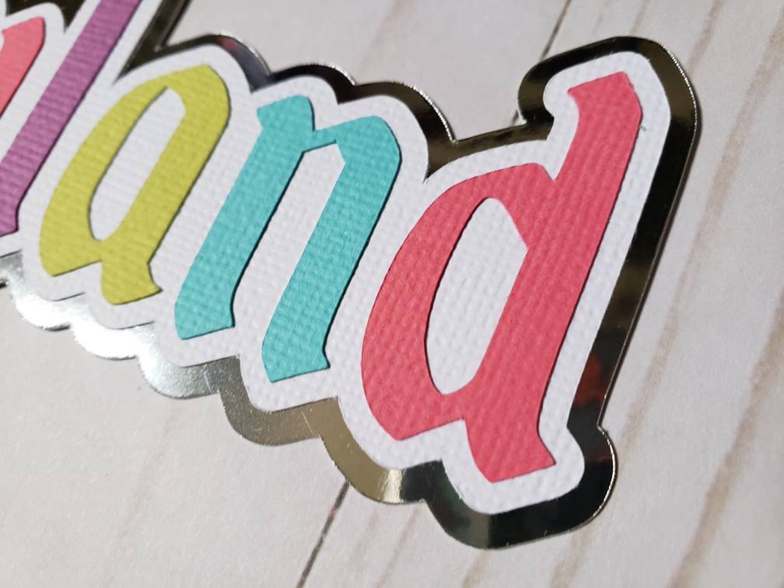 Disneyland Title Die Cut - Etsy