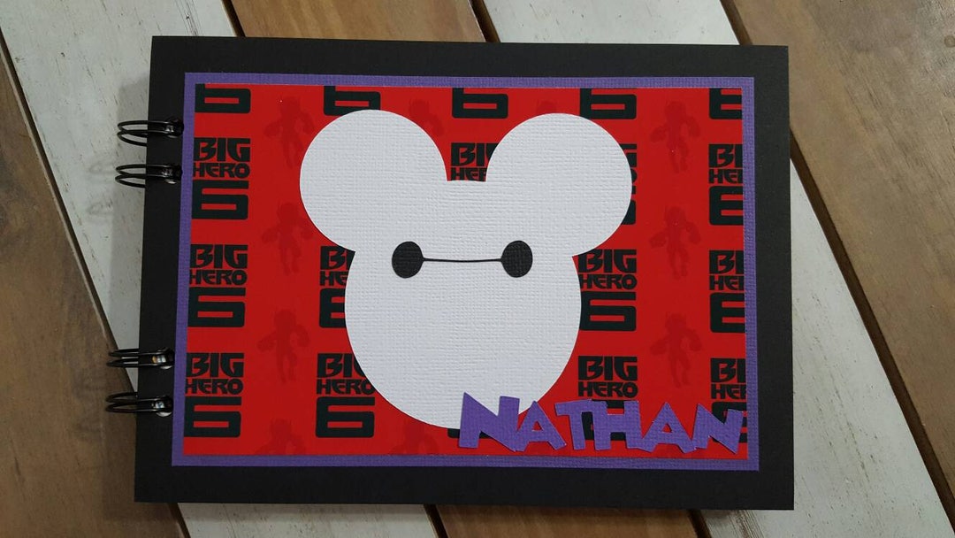 Personalized Disney Autograph Book Inspired by Baymax - Etsy