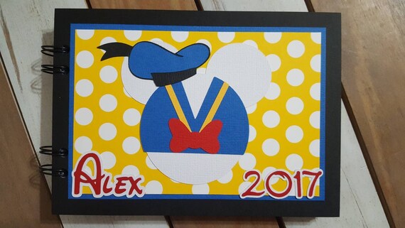 Personalized Disney Autograph Book Inspired by Donald Duck | Etsy