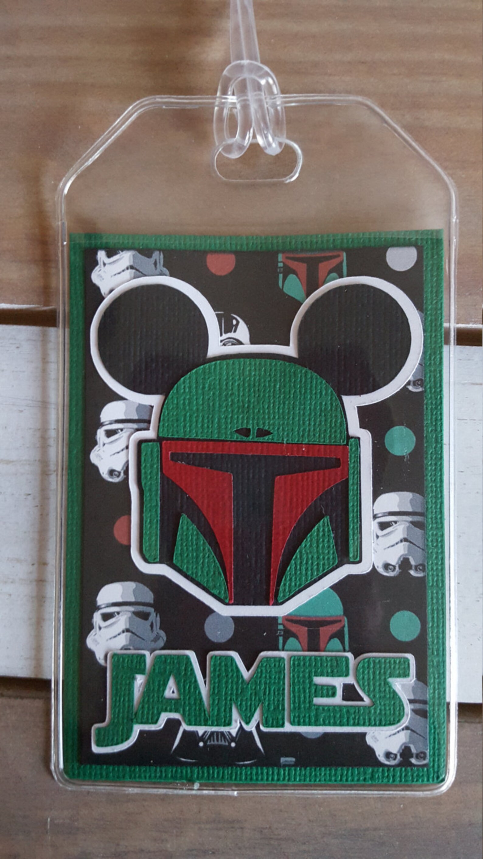 Personalized Disney Luggage Tag Inspired by Boba Fett - Etsy