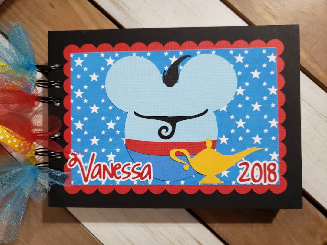 Personalized Disney Autograph Book Inspired by Genie - Etsy