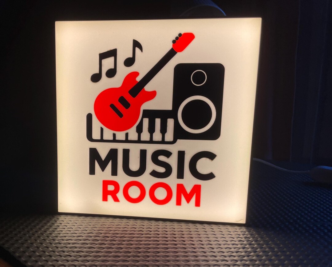 Music Room Light Box - Etsy
