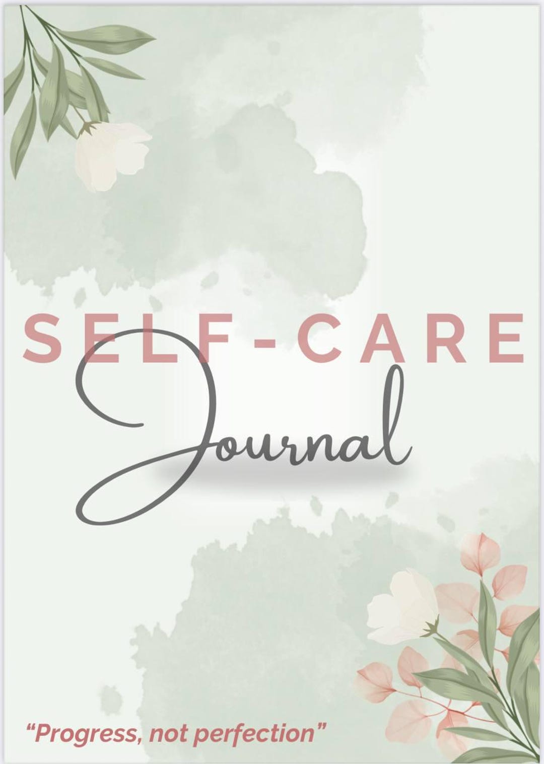 Self Care Journal PDF | Printable Self Love & Wellness Planner | Mood ...