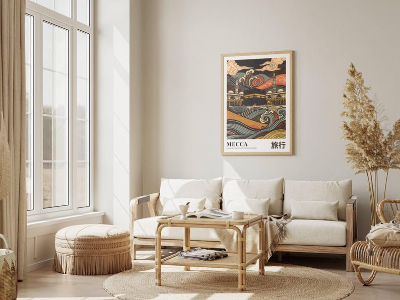 Mecca Kaaba Poster, Makkah Province Travel Wall Art - Mosque ...