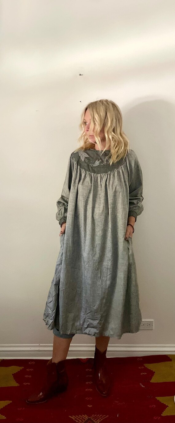 vintage india cotton dress - Gem