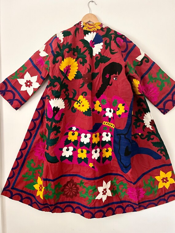 Uzbek jacket silk embroidered - Gem Uzbek jacket silk embroidered - Gem