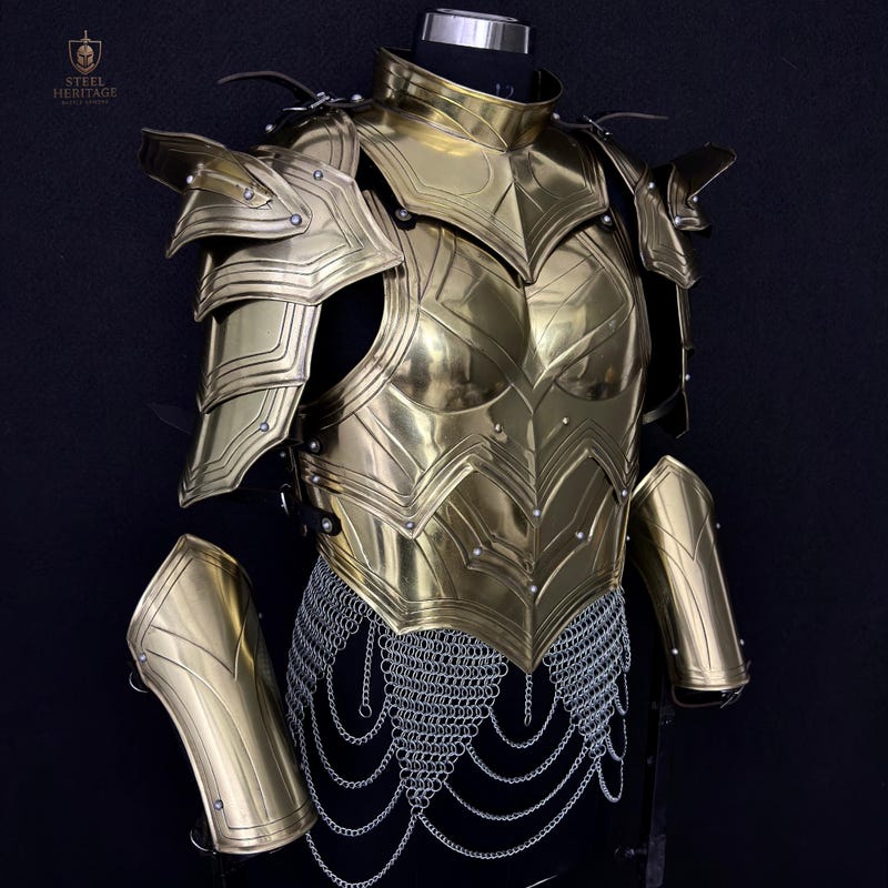 Gold Armor Skirt - Etsy