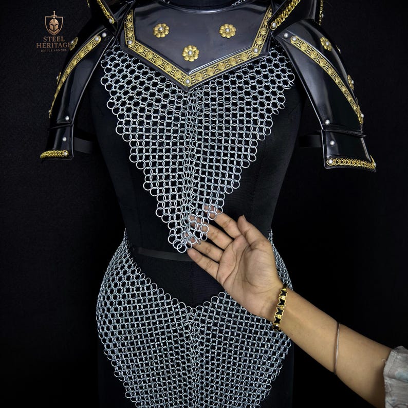 Medieval Armor Set – Handmade Chainmail Warrior Costume | Fantasy ...