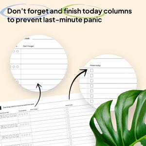 Weekly Planner for ADHD Minds | Printable Focus Layout - Etsy