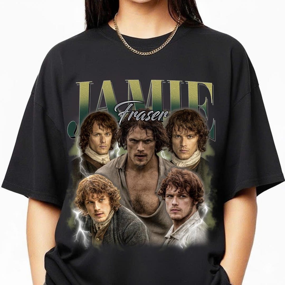 Limited Jamie Fraser Vintage T-shirt, Outlander TV Show Gift for Women ...
