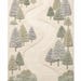Hand Tufted Forest Path Area Rug, Woodland Tree Design Carpet, Neutral ...
