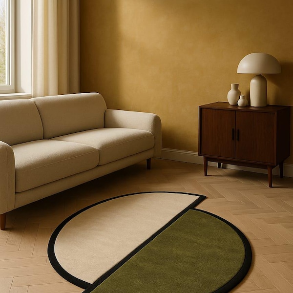 Half Circle Rug - Etsy