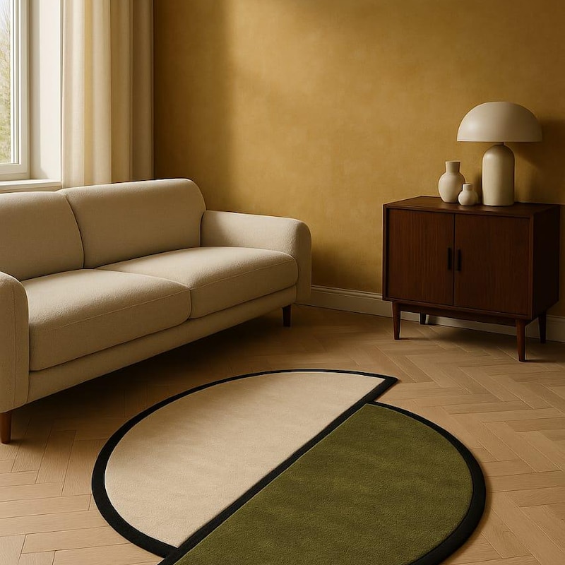 Half Circle Rug - Etsy