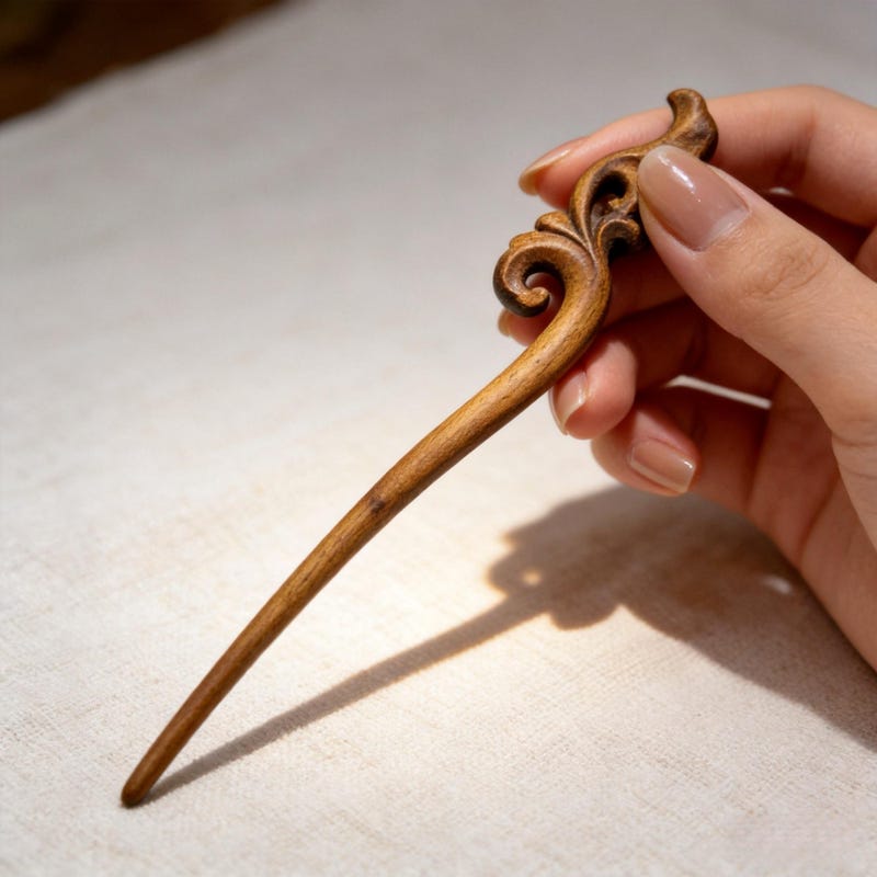 Reclaimed Wood Hair Stick - Etsy