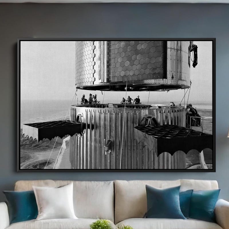 Starship Poster - Etsy UK