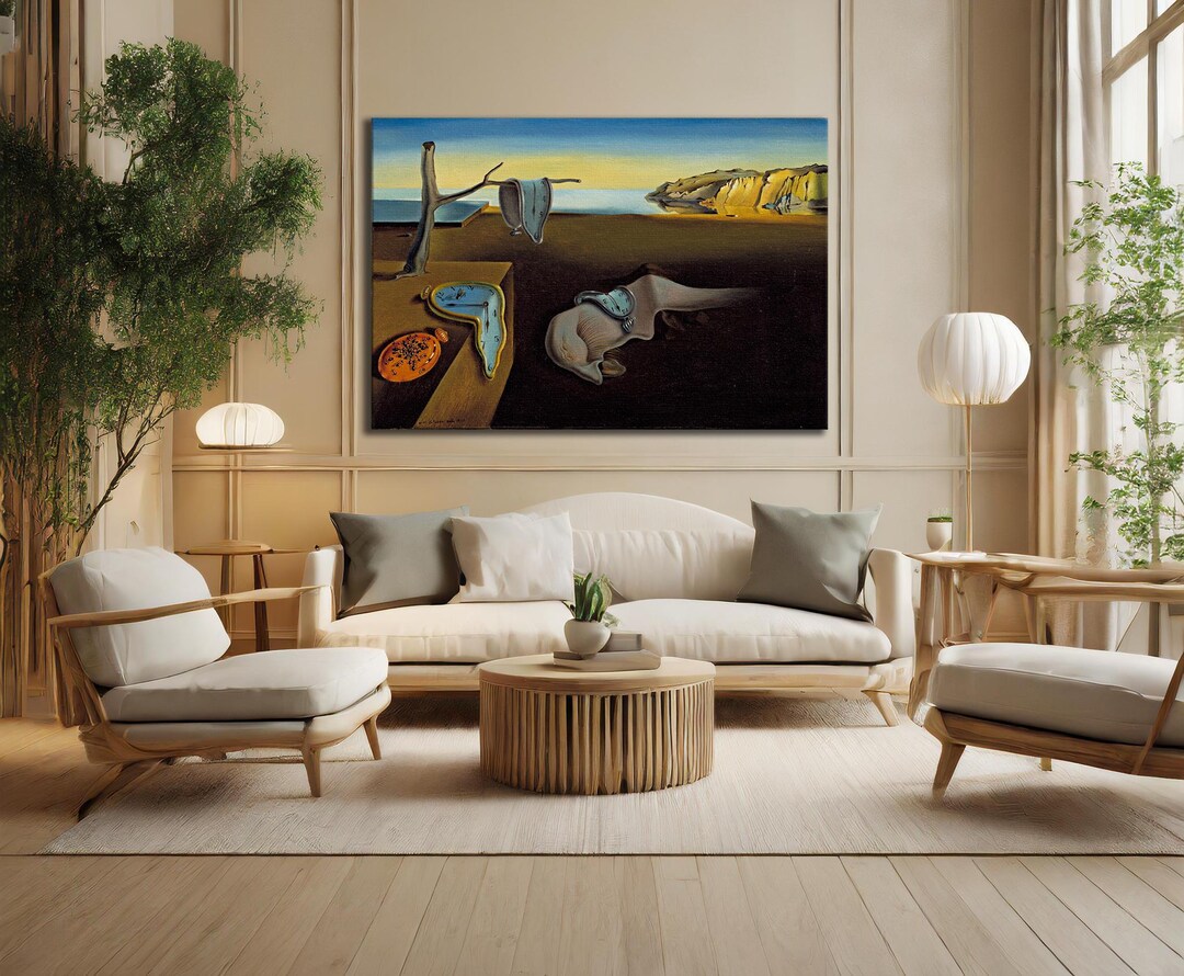 The Persistence of Memory Canvas Wall Art – Iconic Salvador Dali ...