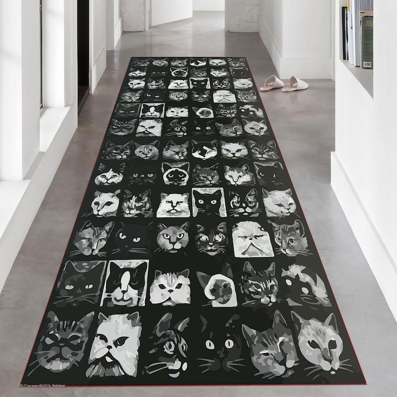 Cute Cat Rug Carpet - Etsy