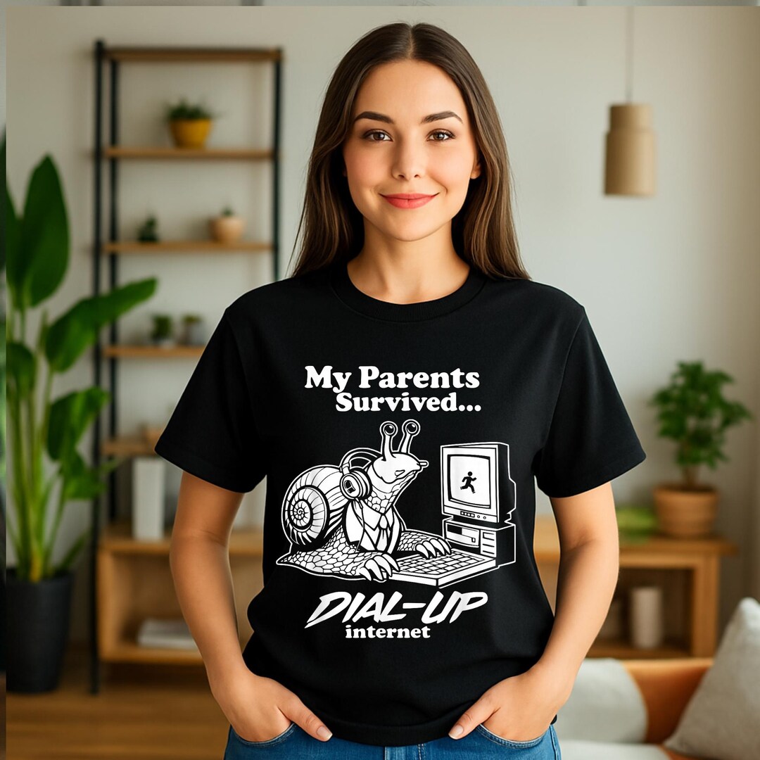 My Parents Survived DIAL-UP Internet T-shirt - Etsy