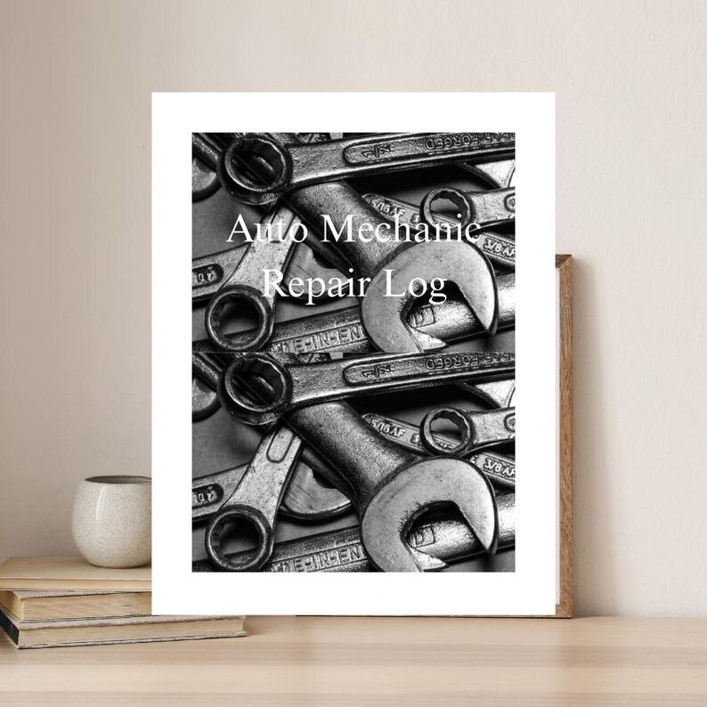 Auto Mechanic Repair Log - Etsy