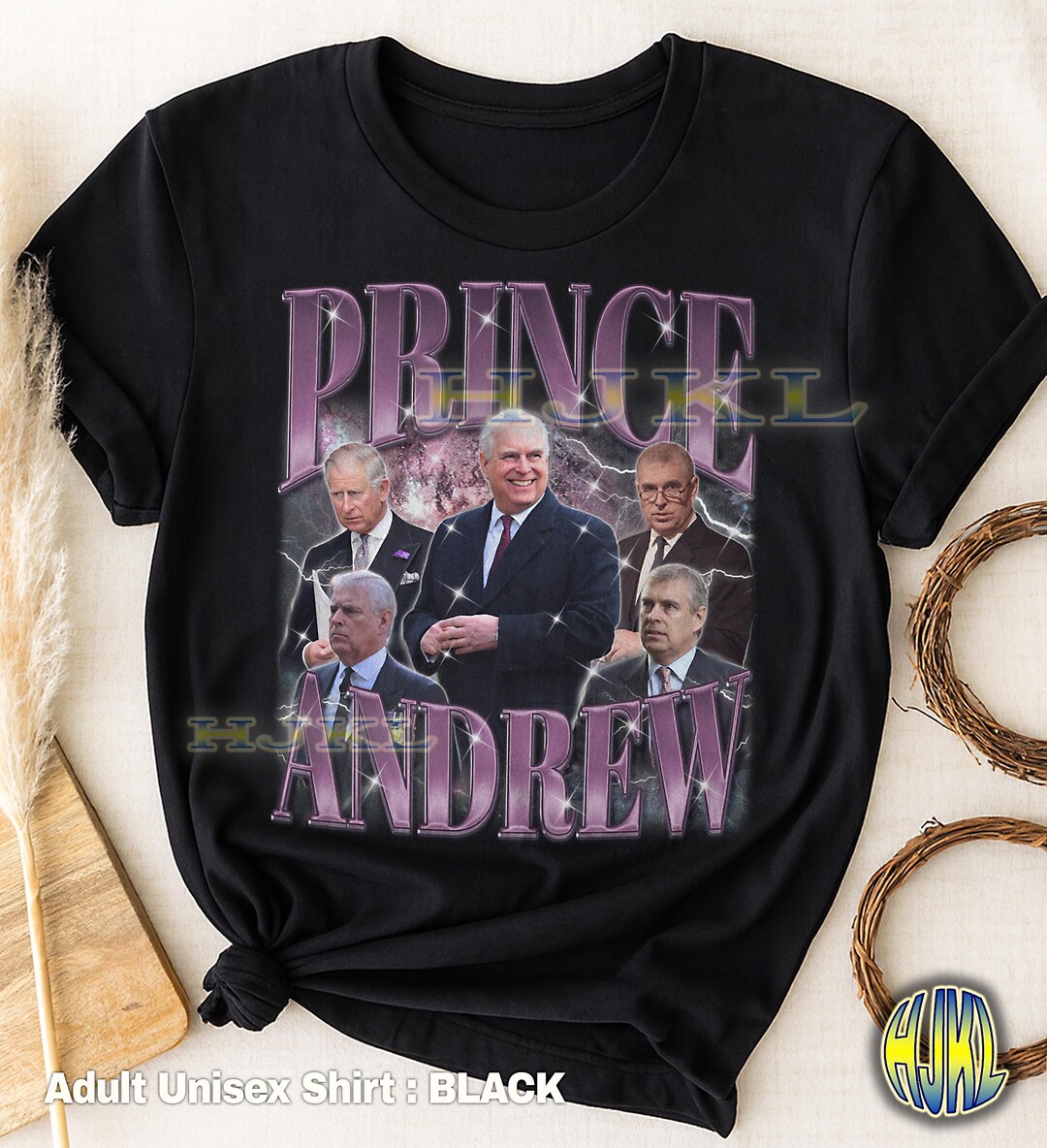 Prince Andrew Shirt, Prince Andrew Bootleg Tshirt, Prince Andrew 90s ...