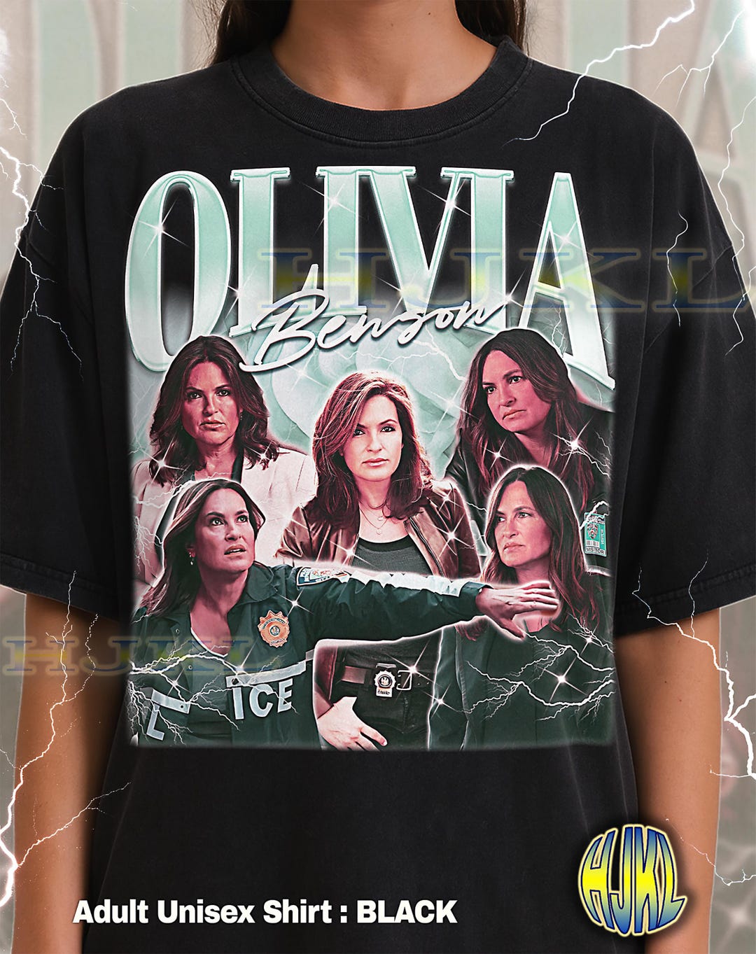 Olivia Benson Shirt, Vintage TV Character Detective Hero Star Tee, 90s ...