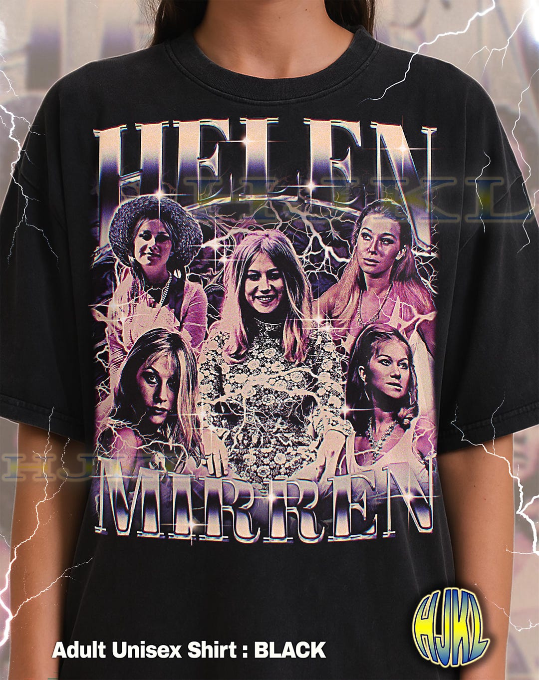 Helen Mirren T-shirt, Vintage Actress Star Legend Performer Tee, 90s ...