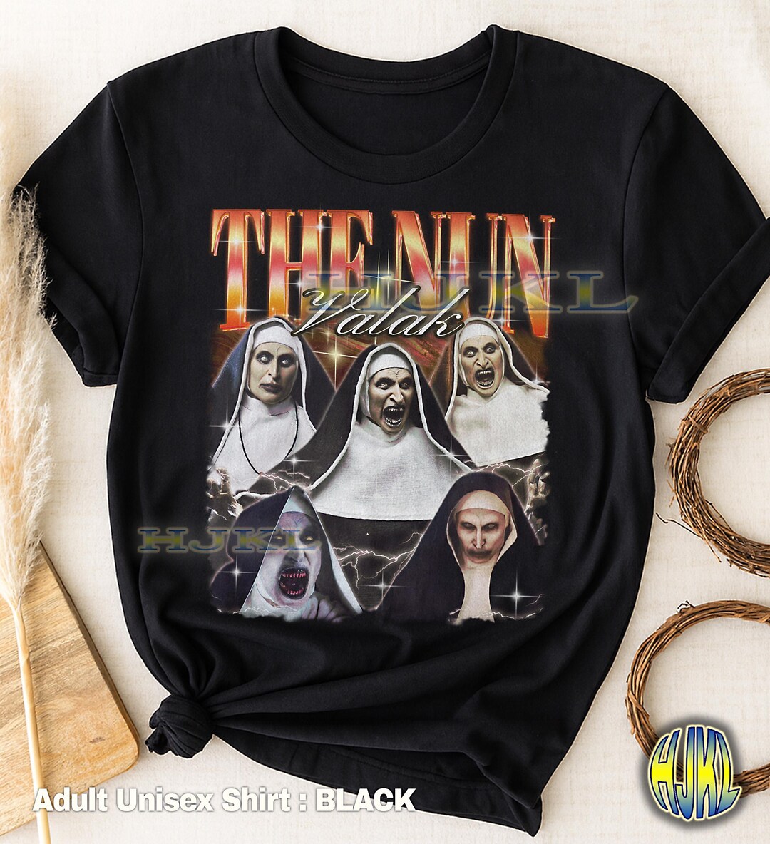 The Nun Valak Shirt, the Nun Valak Bootleg Tshirt, the Nun Valak 90s ...