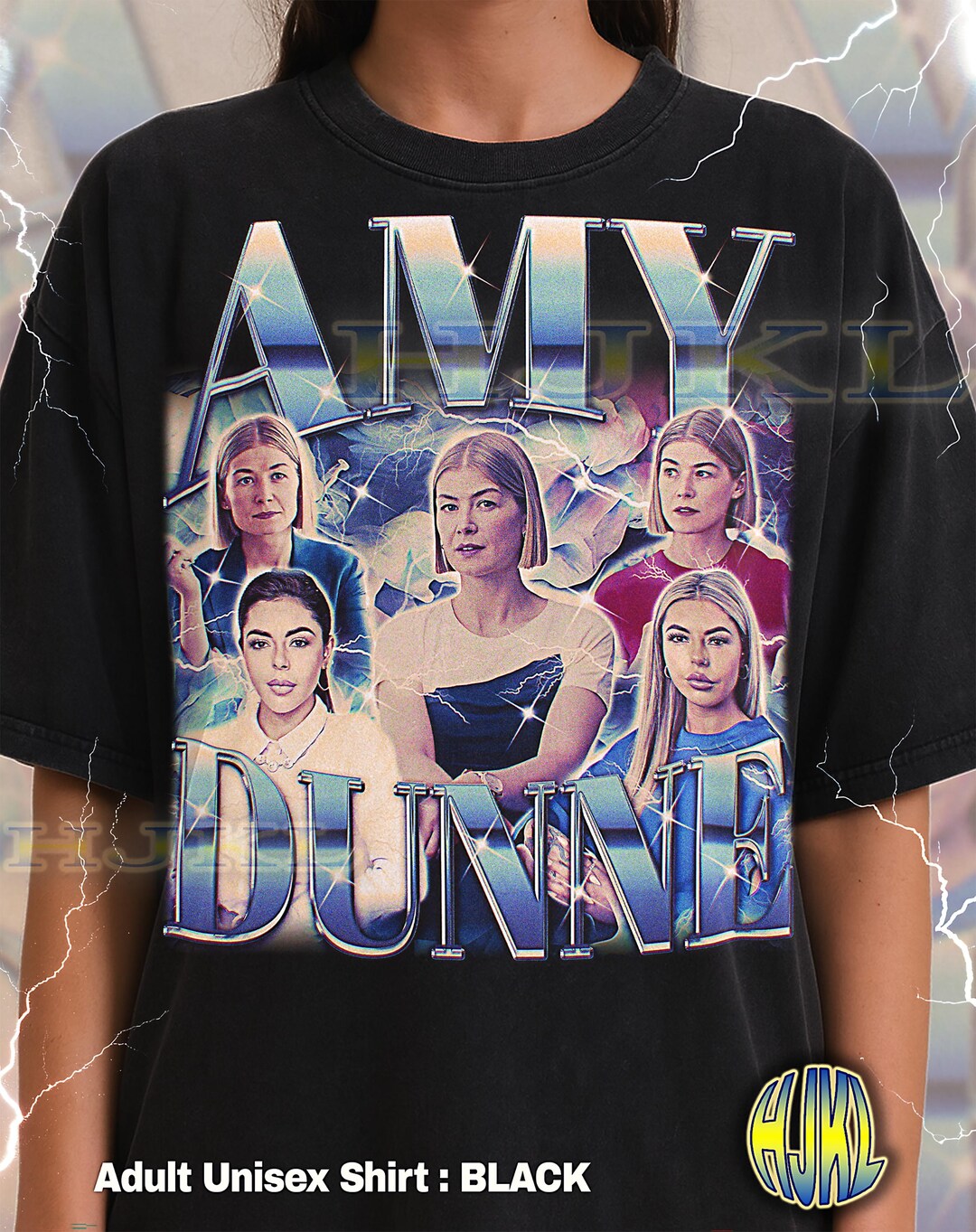Amy Dunne T-shirt, Vintage Character Thriller Villain Star Tee, 90s ...