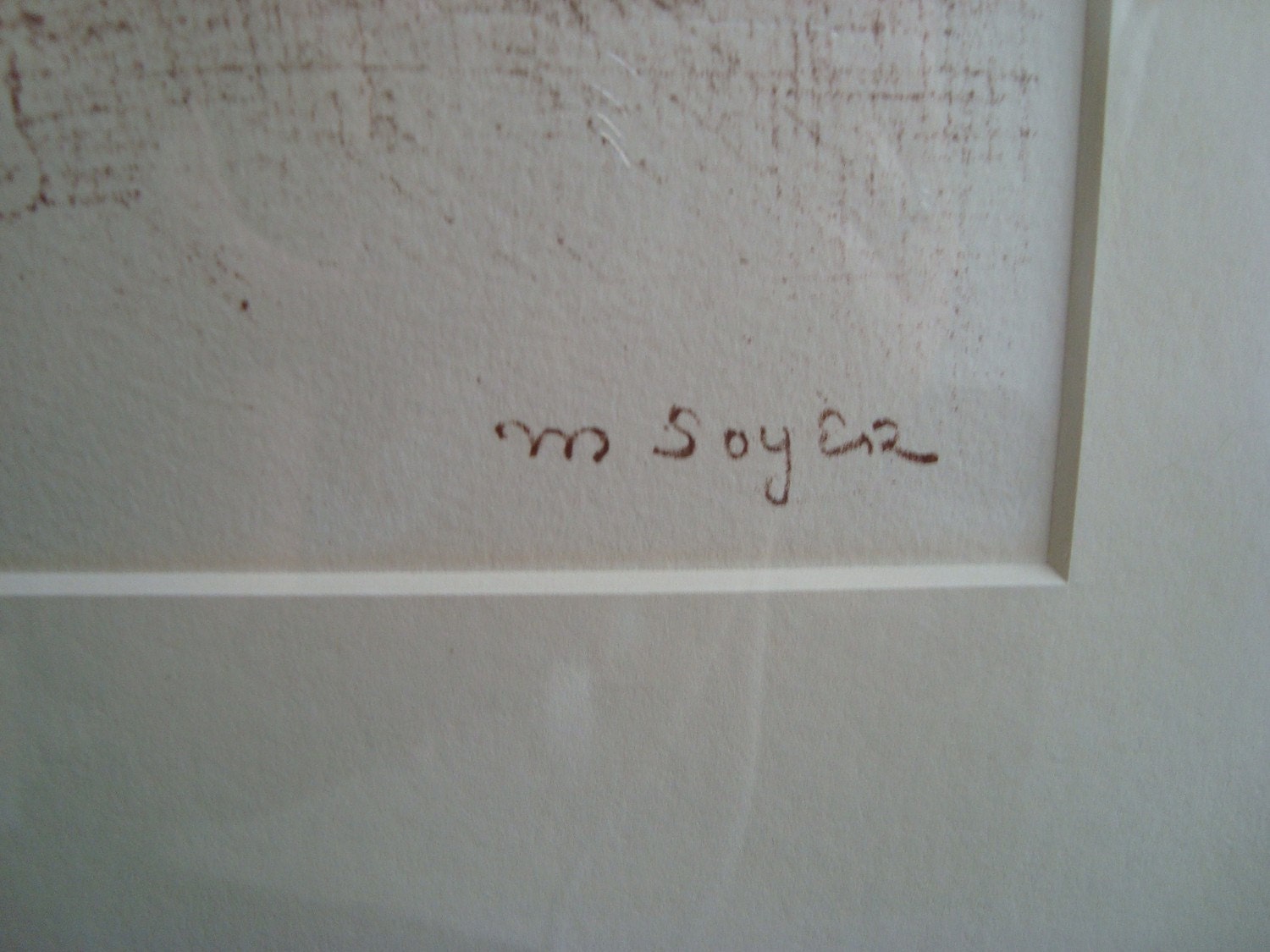 Ballet Dancer Signed Lithograph by Moses Soyer, Framed, Archival ...