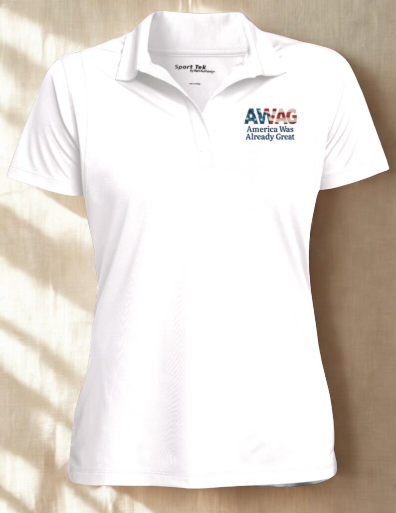 Women's Patriotic Anti-maga Shirt |performance Political Polo | America ...