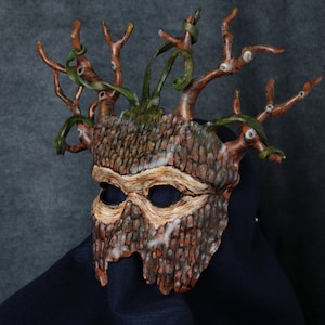 Tree Masks Leather Tree Masks the Woods Trees Tree People - Etsy