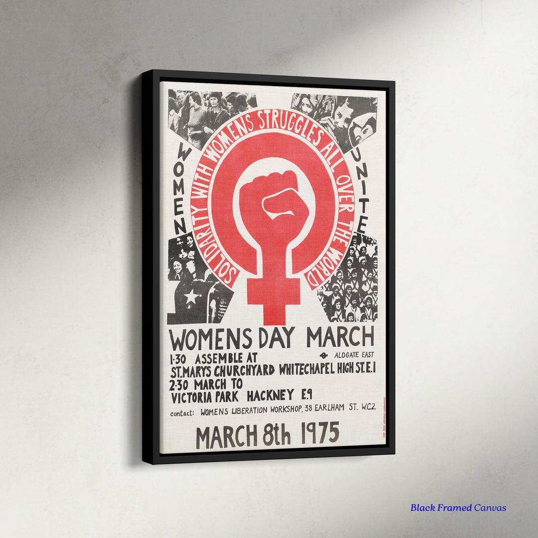 International Women's Day Poster, Feminist Print, Women's Day March ...