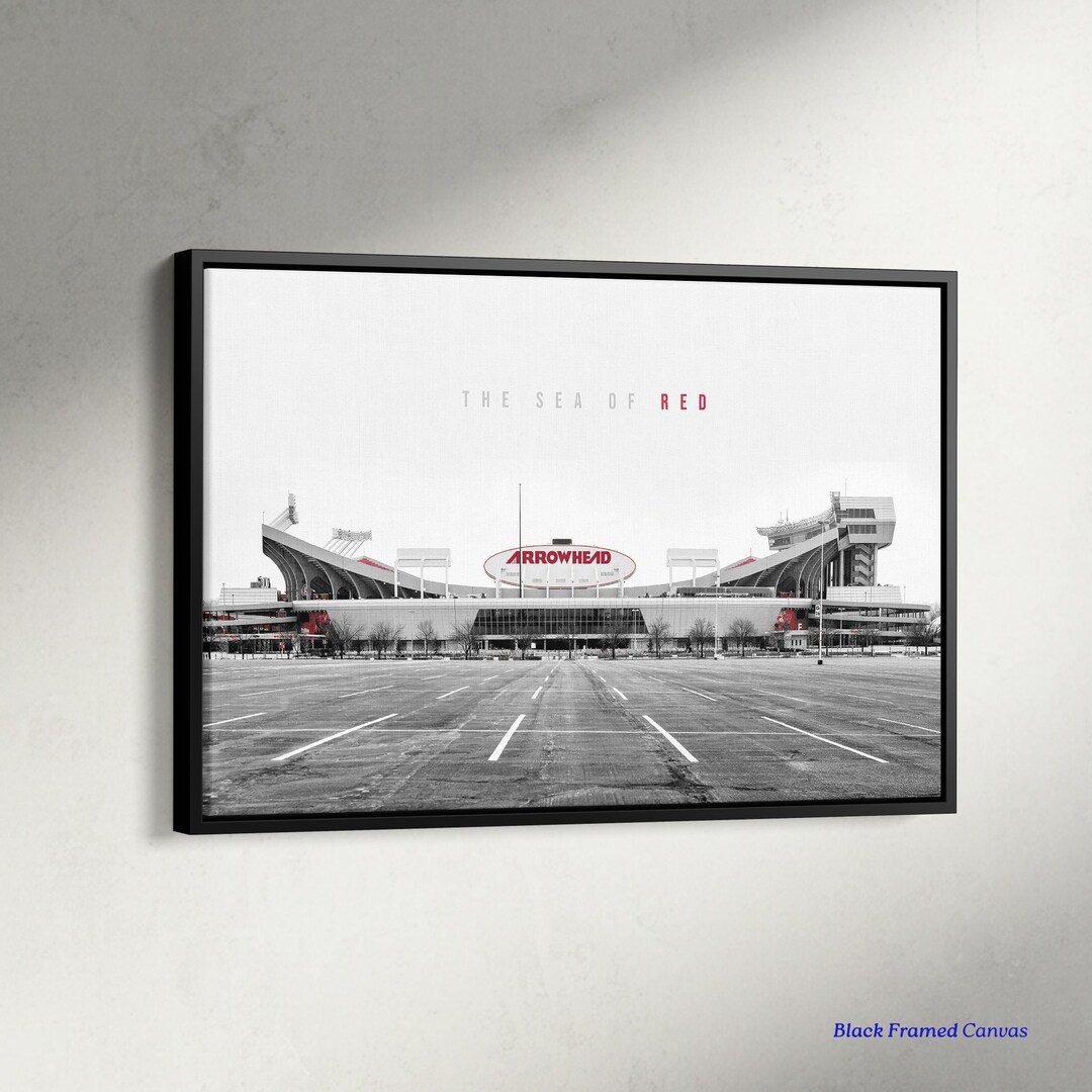 Arrowhead Stadium Wall Art, Kansas City Print, Geha Field Poster - Etsy