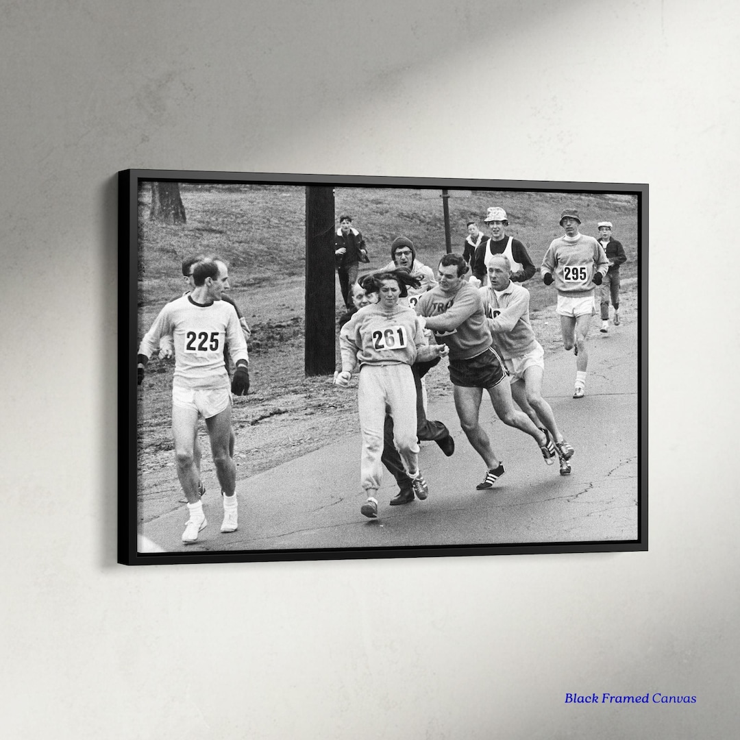 Kathrine Switzer First Female Marathon Runner Poster, Feminist Poster ...