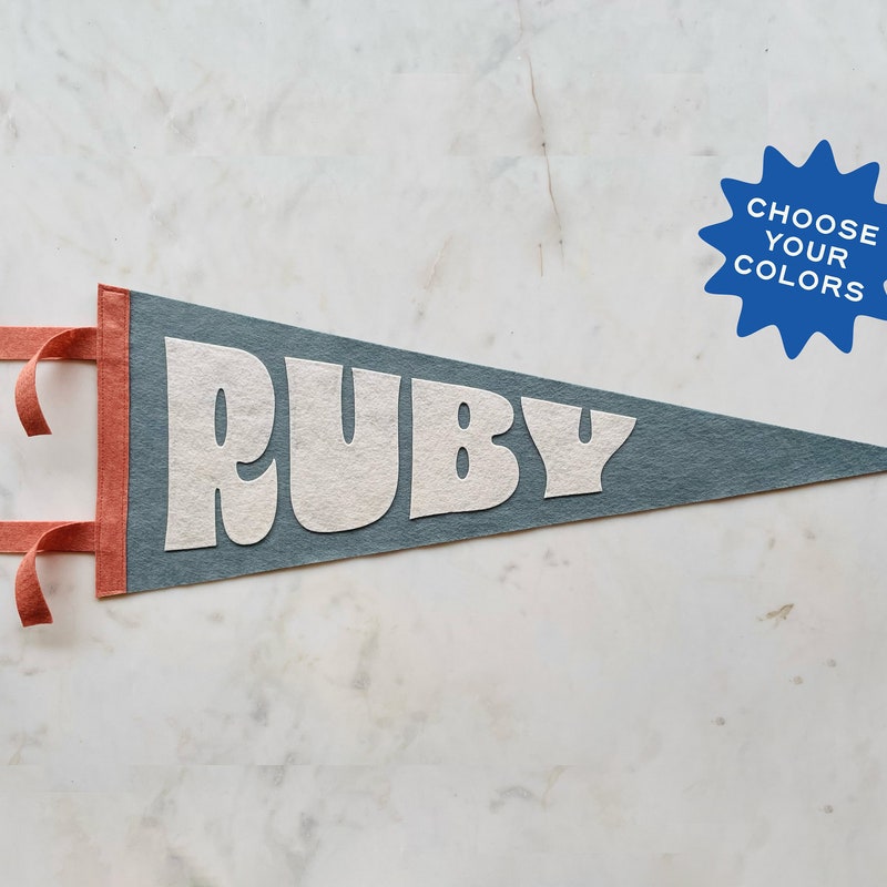 Kids Pennant Flag - Etsy