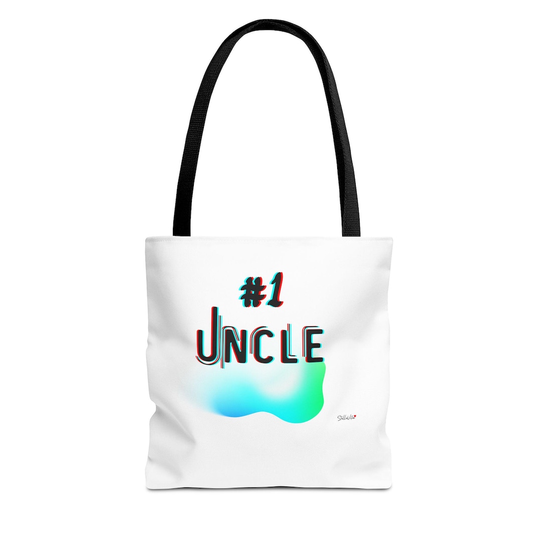 Number 1 Uncle Tote Bag #1 - Perfect Gift for Uncle | Stylish Uncle ...
