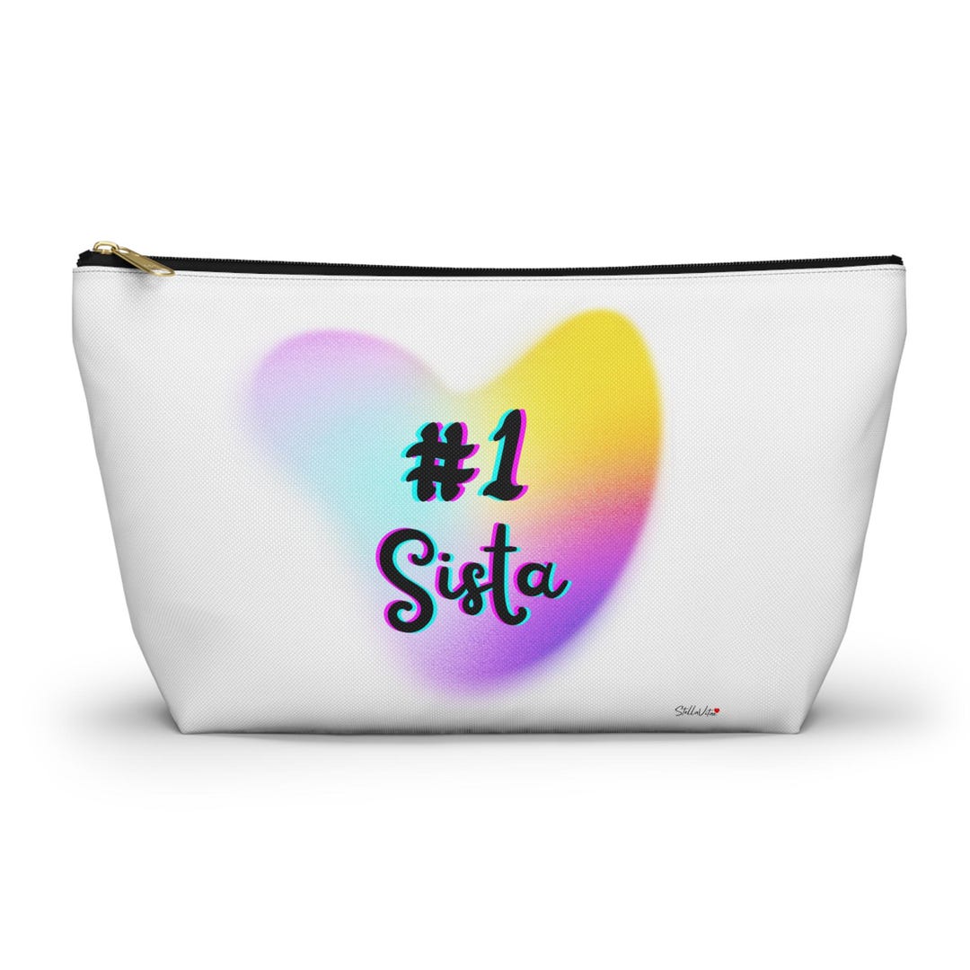 Number 1 Sista Clutch Bag #1- Perfect Gift for Sisters Birthday, Mother ...